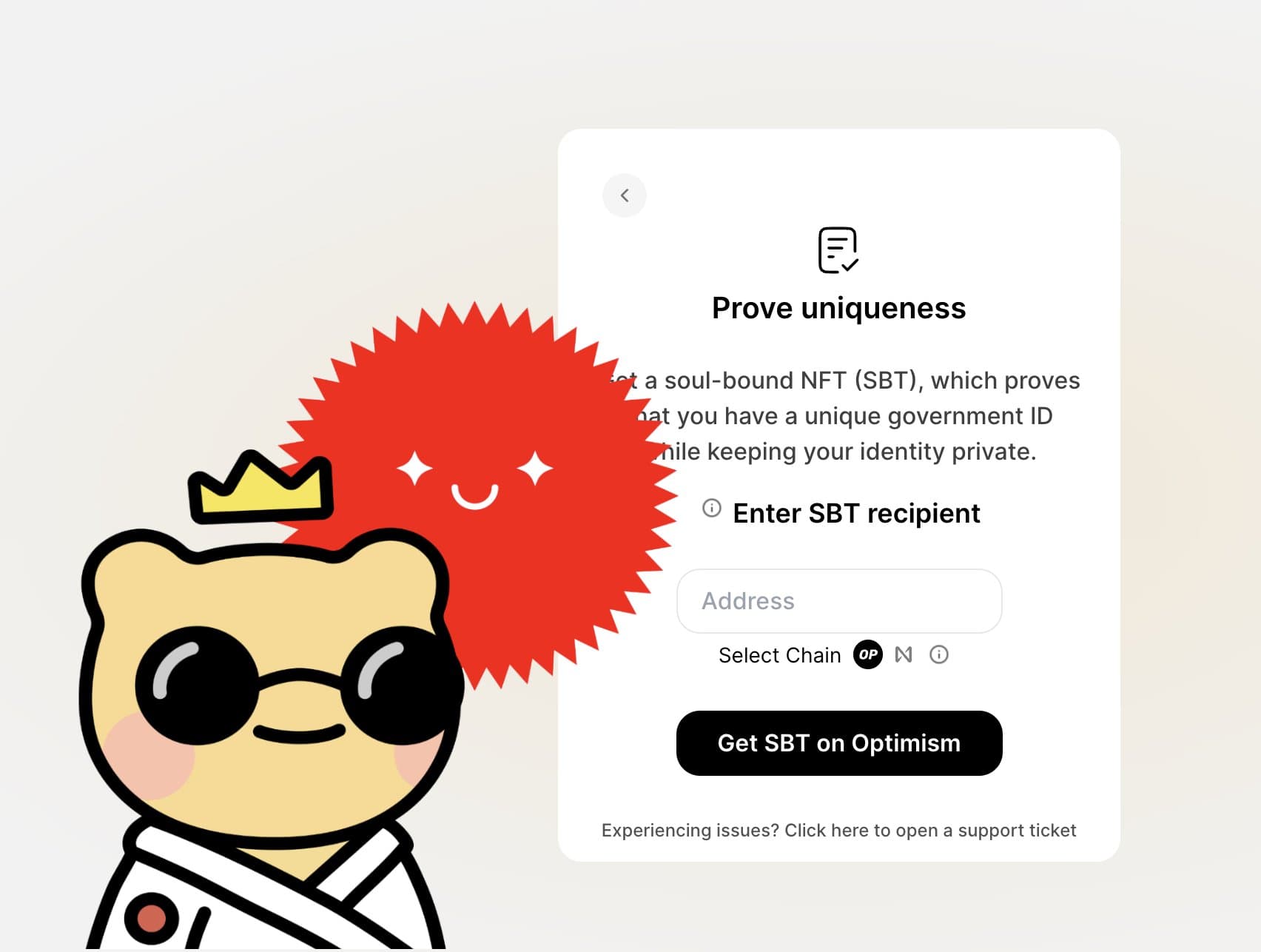 วิธีเพิ่ม Gitcoin passport ด้วย Holonym